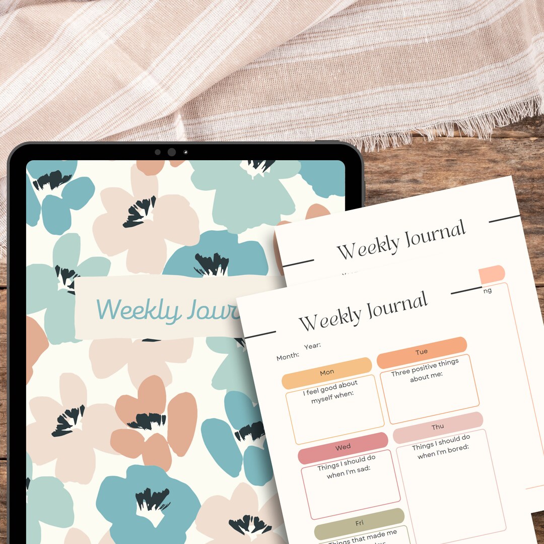 Weekly Planner Printable | Self Care | Self Love | Mindfulness ...