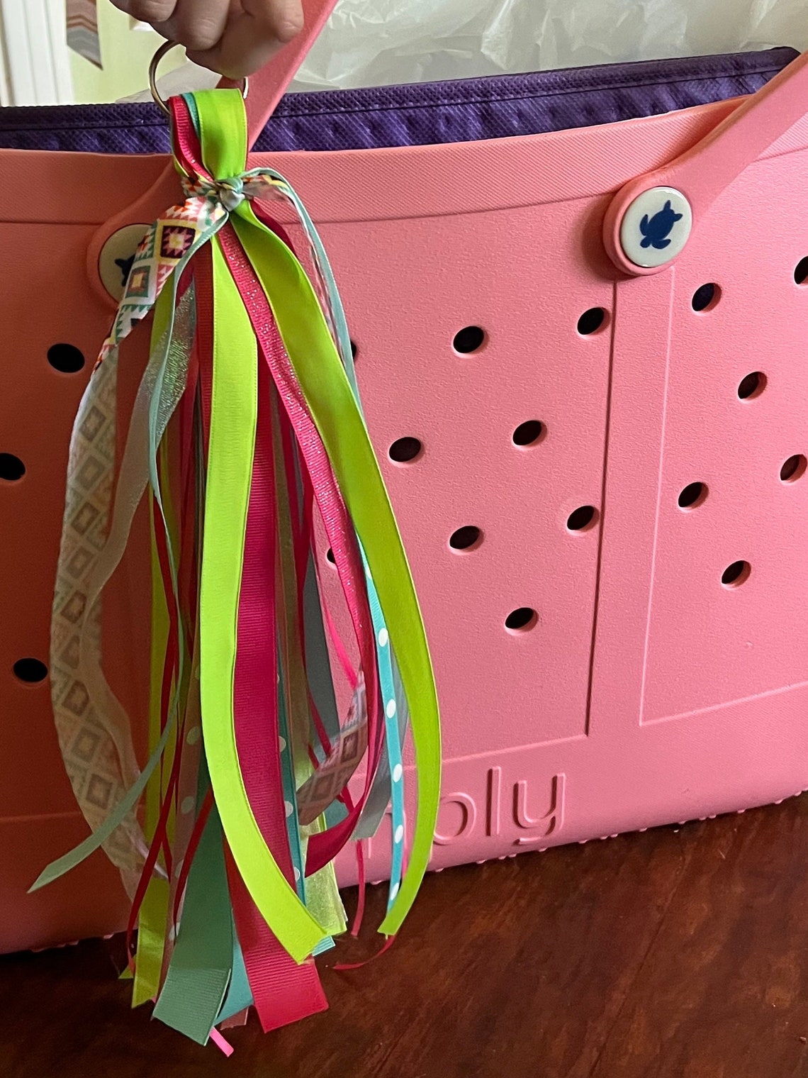 Monogram Bogg Bag Accessory, Bogg Bag Charm/ Tassel, Custom Bag Tag for ...