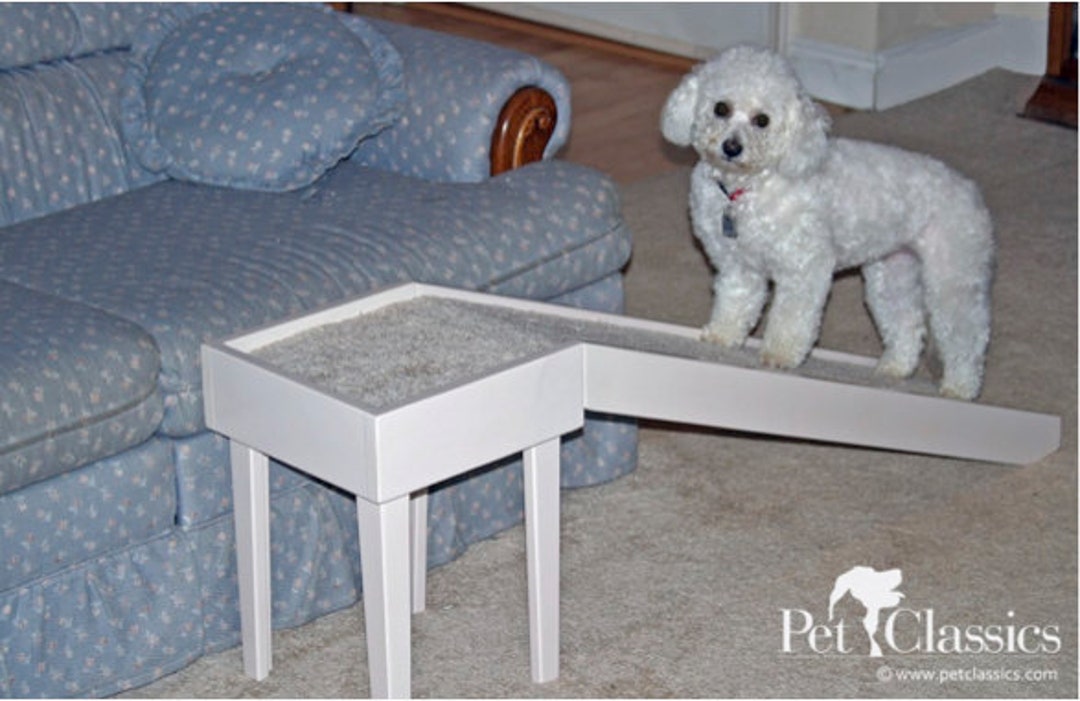 12" Wide, 22 Degree, Low Platform Dog Ramp for Small Dogs and Cats for ...