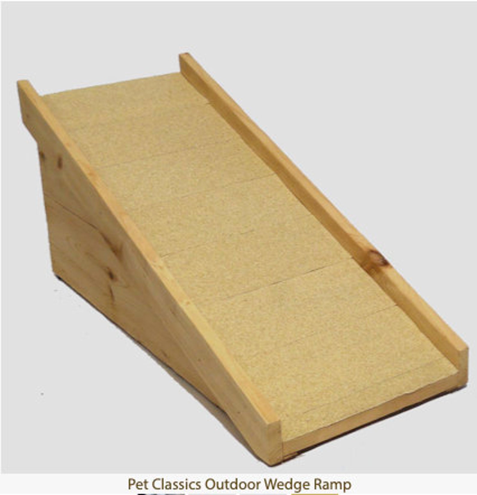 6" High, Weather-resistant, Outdoor Cedar Dog Door Ramp, Ideal for ...