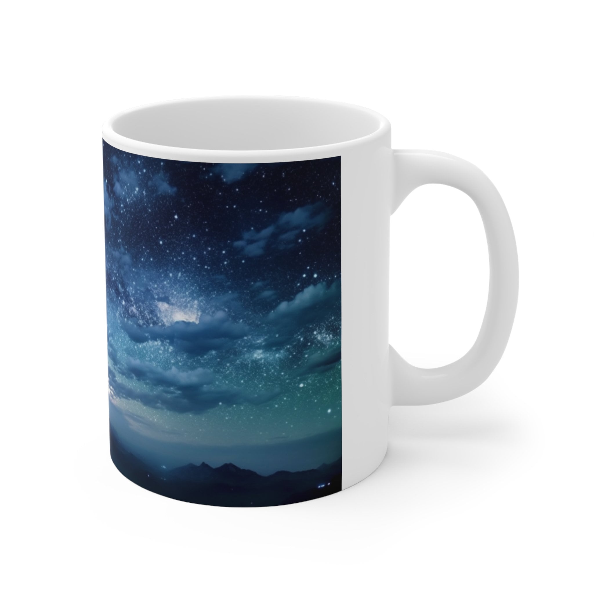 Beautiful Nighttime Sky Star Gazing Mug Quiet Serene Coffee - Etsy