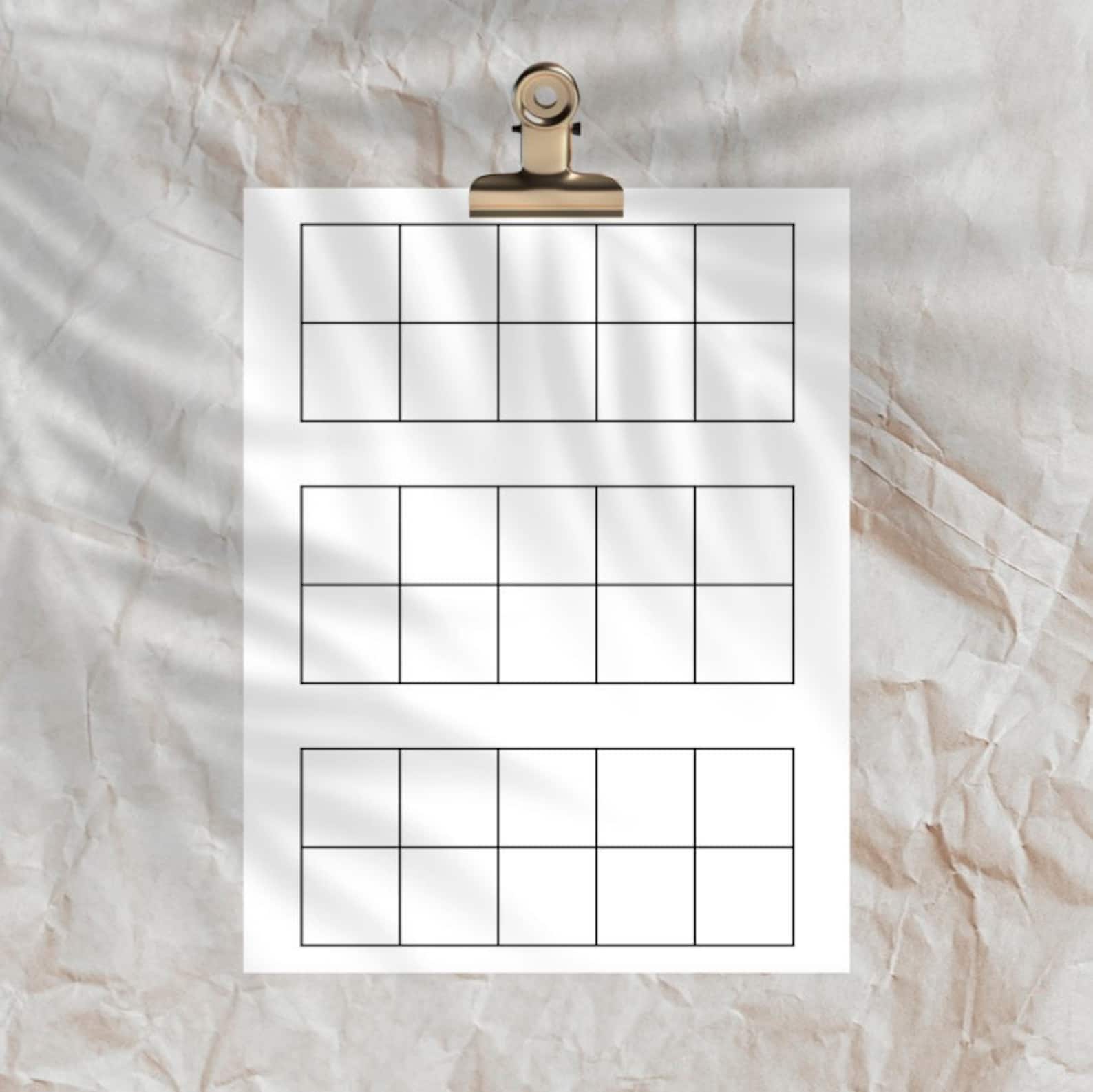 Blank Fives and Tens Frames Templates | Counting Templates | Maths ...