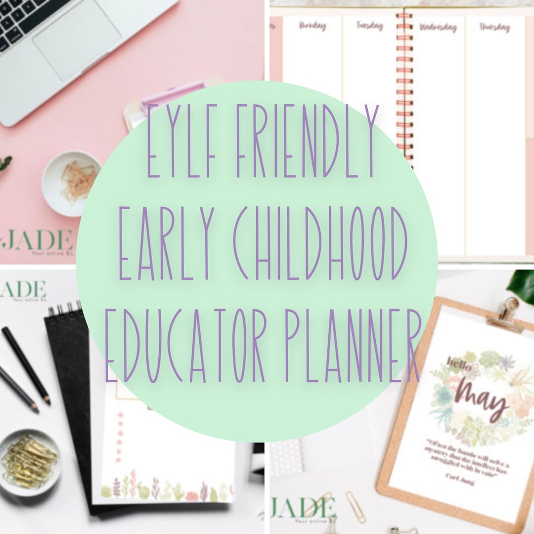 EYLF Early Childhood Teacher Planner | Printable Undated Planner for ...