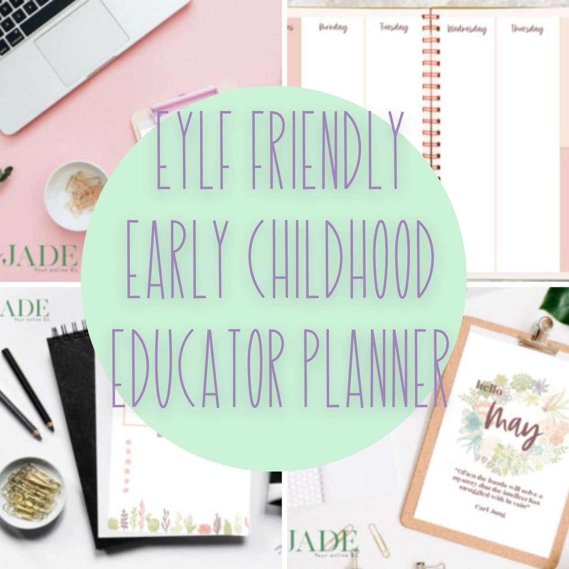EYLF Early Childhood Teacher Planner | Printable Undated Planner for ...