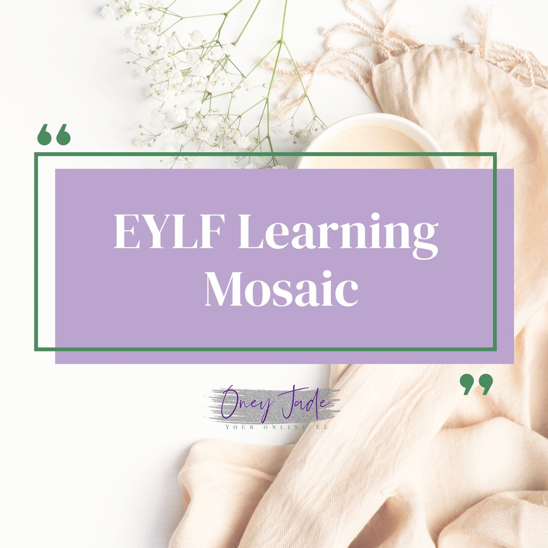 EYLF Learning Mosaic - Learning Goal Tool - Etsy Australia