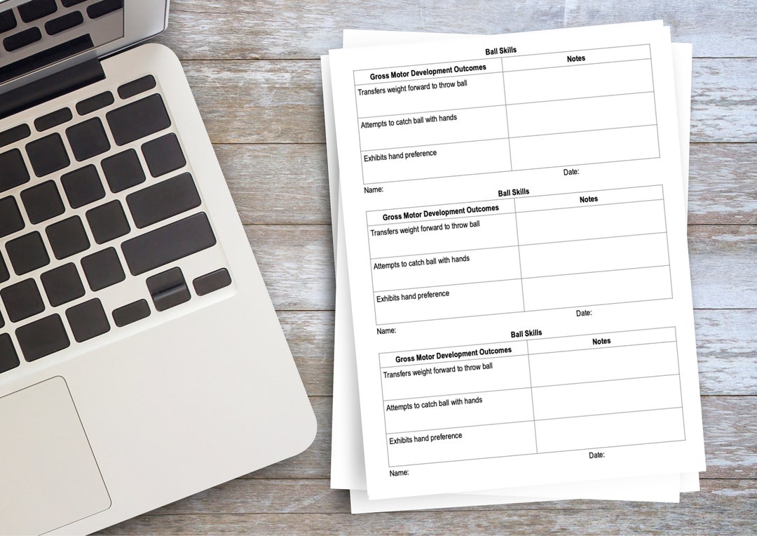 EYLF Gross Motor Formative Assessments - Etsy Australia