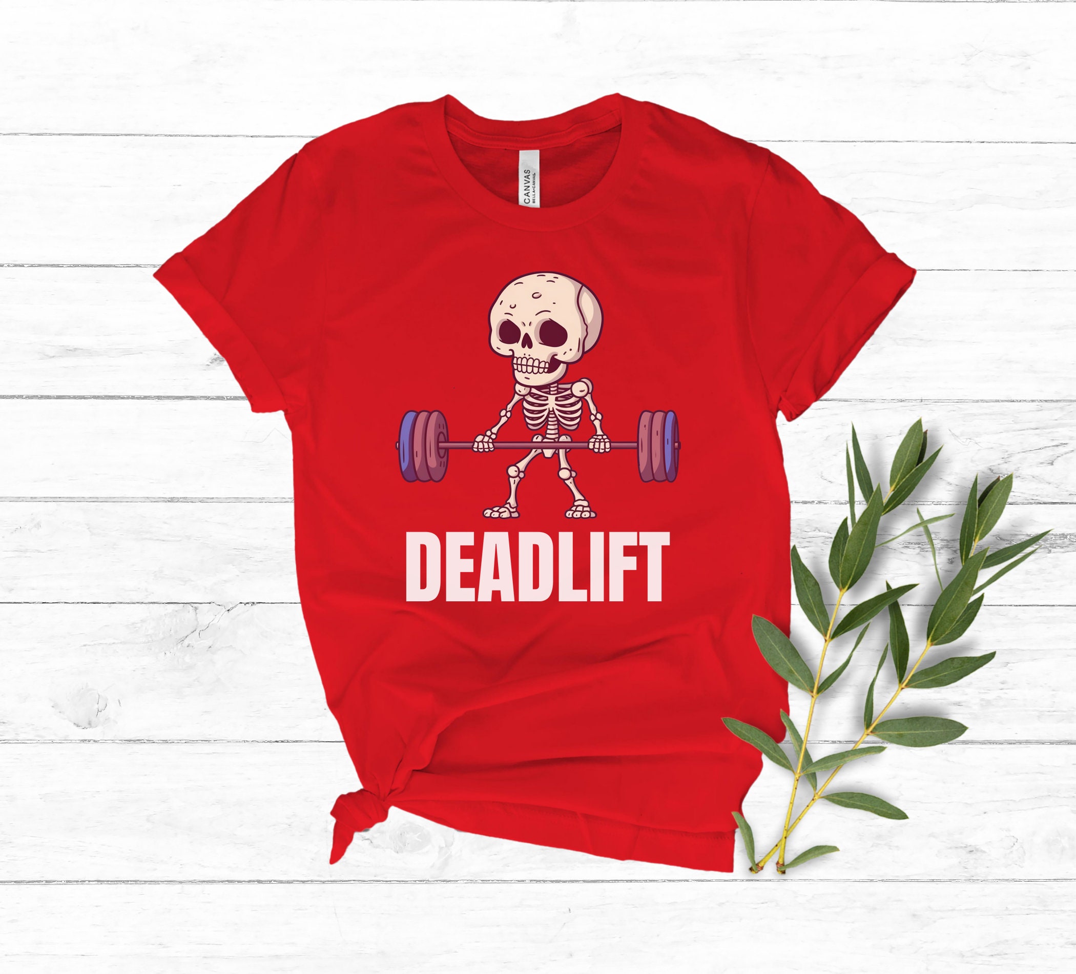 Pink Deadlift Shirt, Gym T Shirt, Skeleton Crossfit Tee, Funny Workout ...