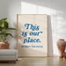 This is Our Place Print, We Make the Rules Poster, Taylor Swift Lover ...