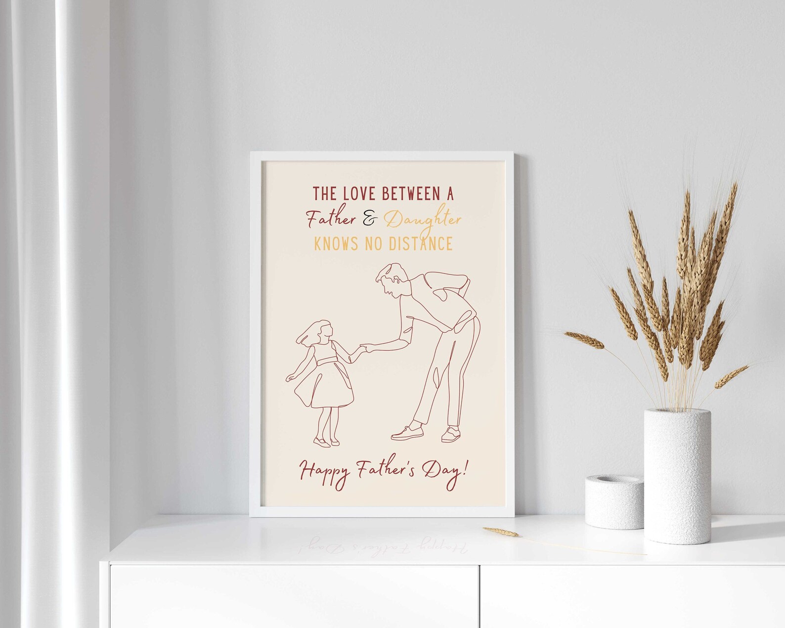 Happy Fathers Day Print, Fathers Day Poster, Fathers Day Printable Wall ...