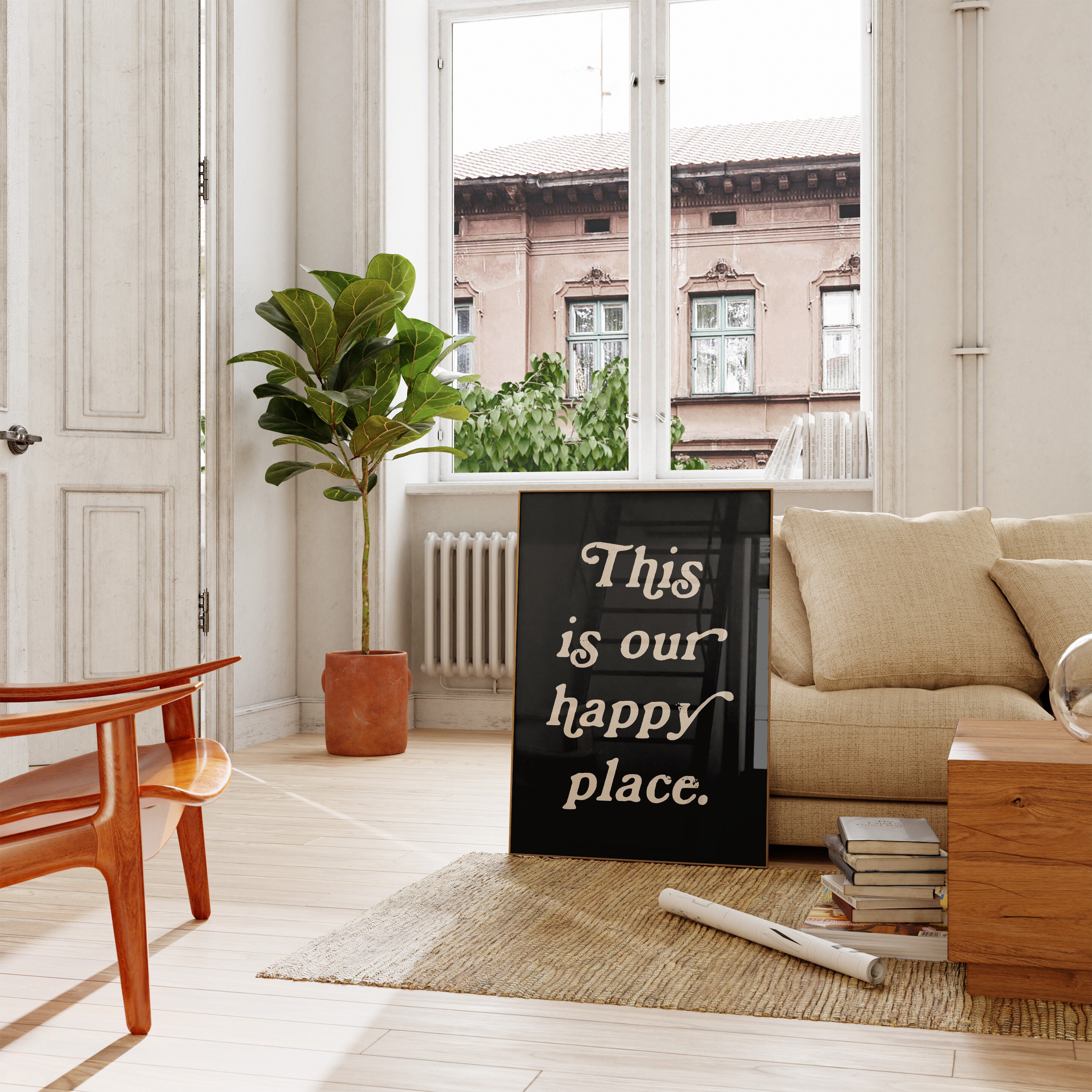 This is Our Happy Place Wall Art, Quote Prints, Our Happy Place Poster ...