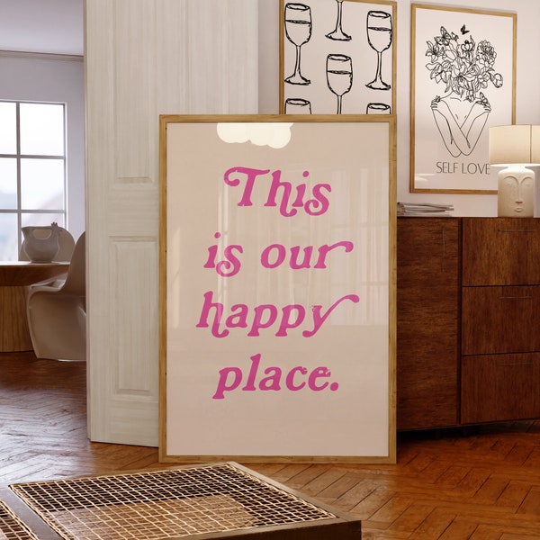 Happy Place Signs - Etsy