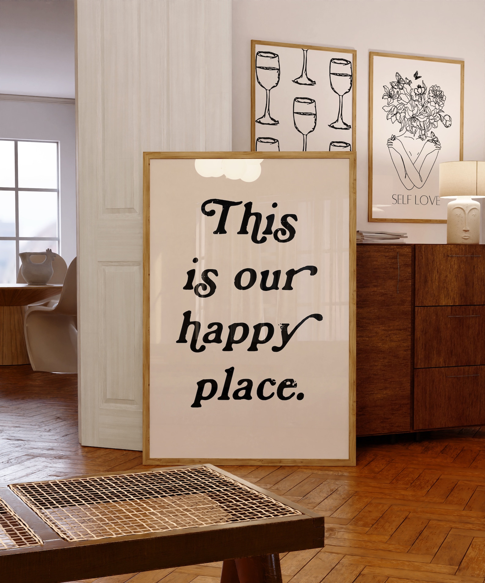 This is Our Happy Place Wall Decor Quote Prints Our Happy - Etsy