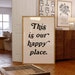 This is Our Happy Place Wall Decor Quote Prints Our Happy - Etsy