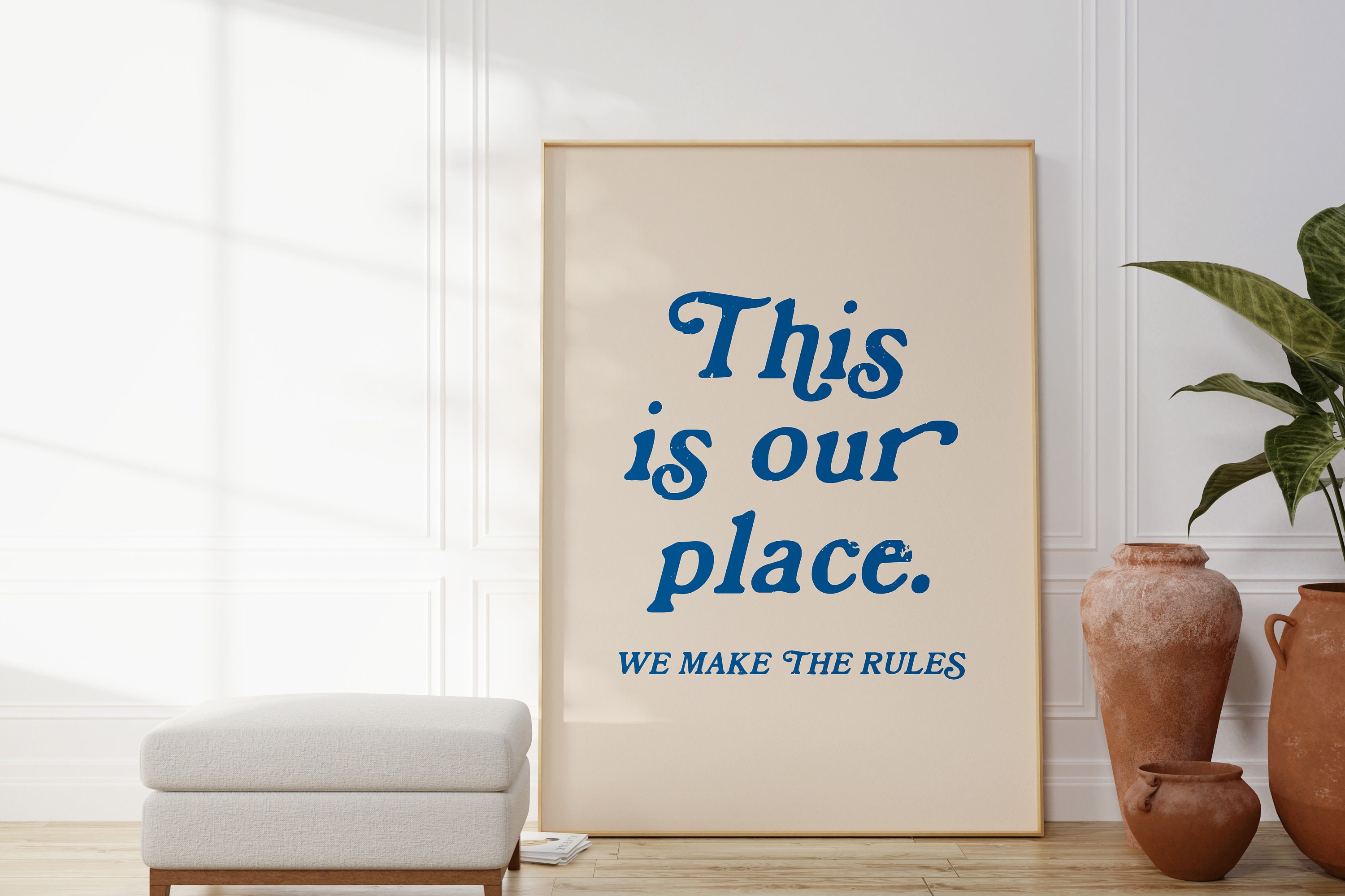 This is Our Place Print, We Make the Rules Poster, Taylor Swift Lover ...