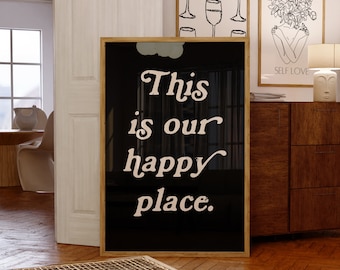 This Must Be the Place Wall Art, Quote Prints, the Place Poster, Dorm ...