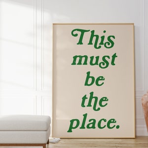 This is Our Happy Place Poster, Quote Prints, Our Happy Place Wall Art ...