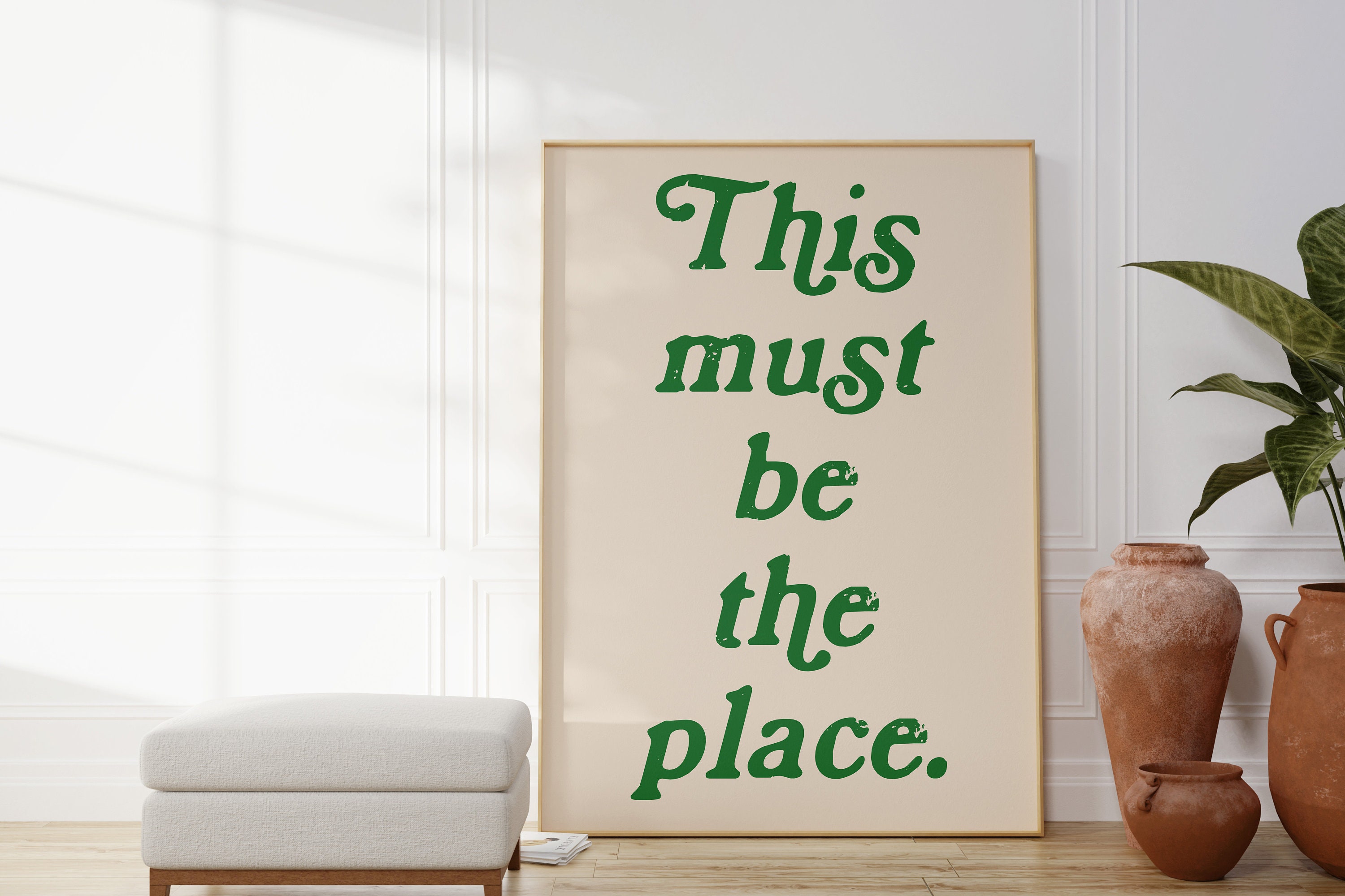 This is Our Happy Place Poster, Quote Prints, Our Happy Place Wall Art ...