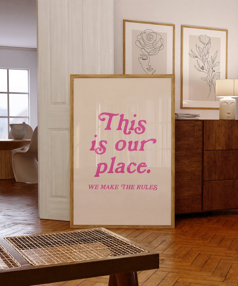 This is Our Place Poster, We Make the Rules Song Prints, Taylor Swift ...