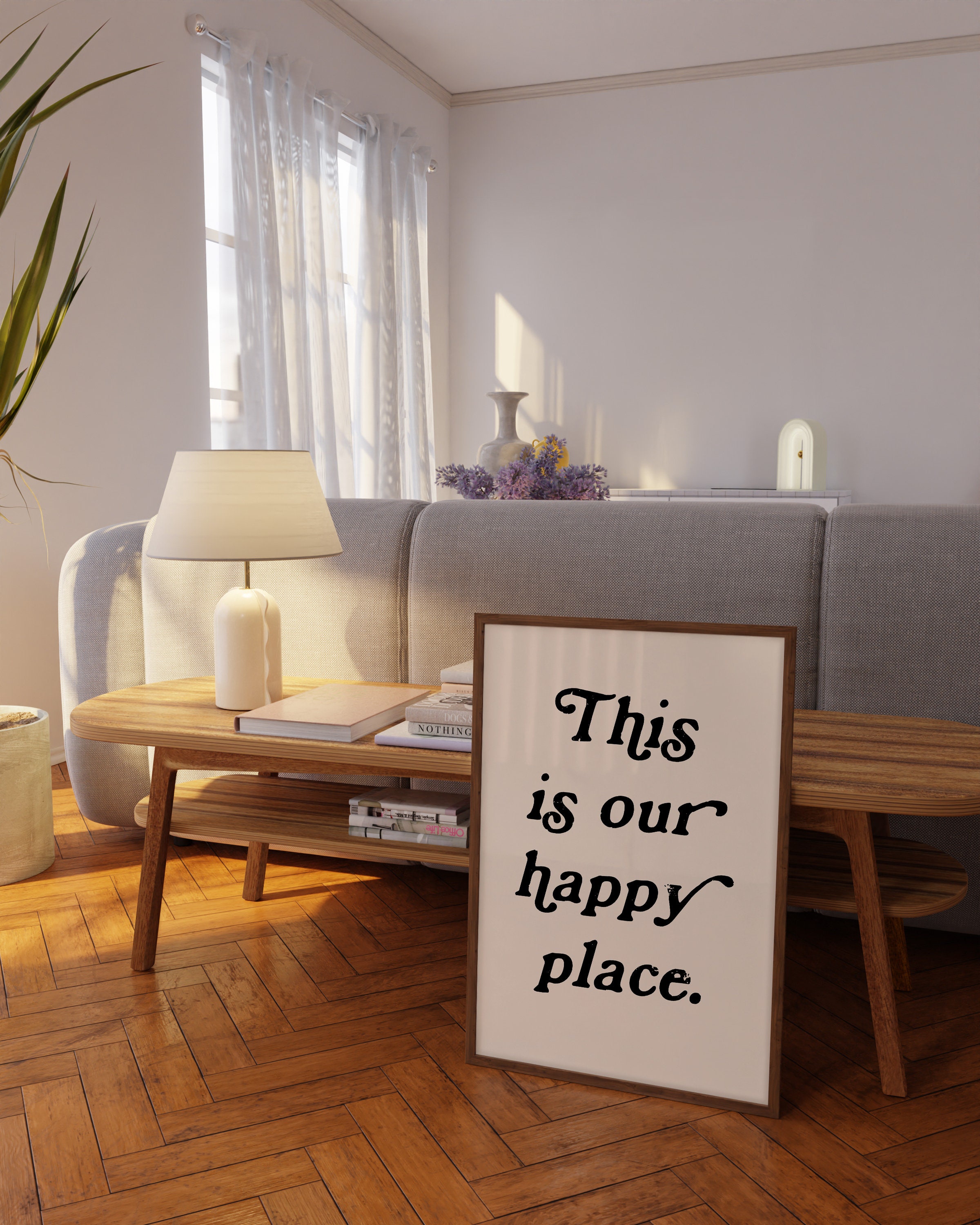 This is Our Happy Place Wall Decor Quote Prints Our Happy - Etsy