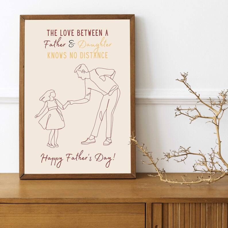 Happy Fathers Day Print, Fathers Day Poster, Fathers Day Printable Wall ...