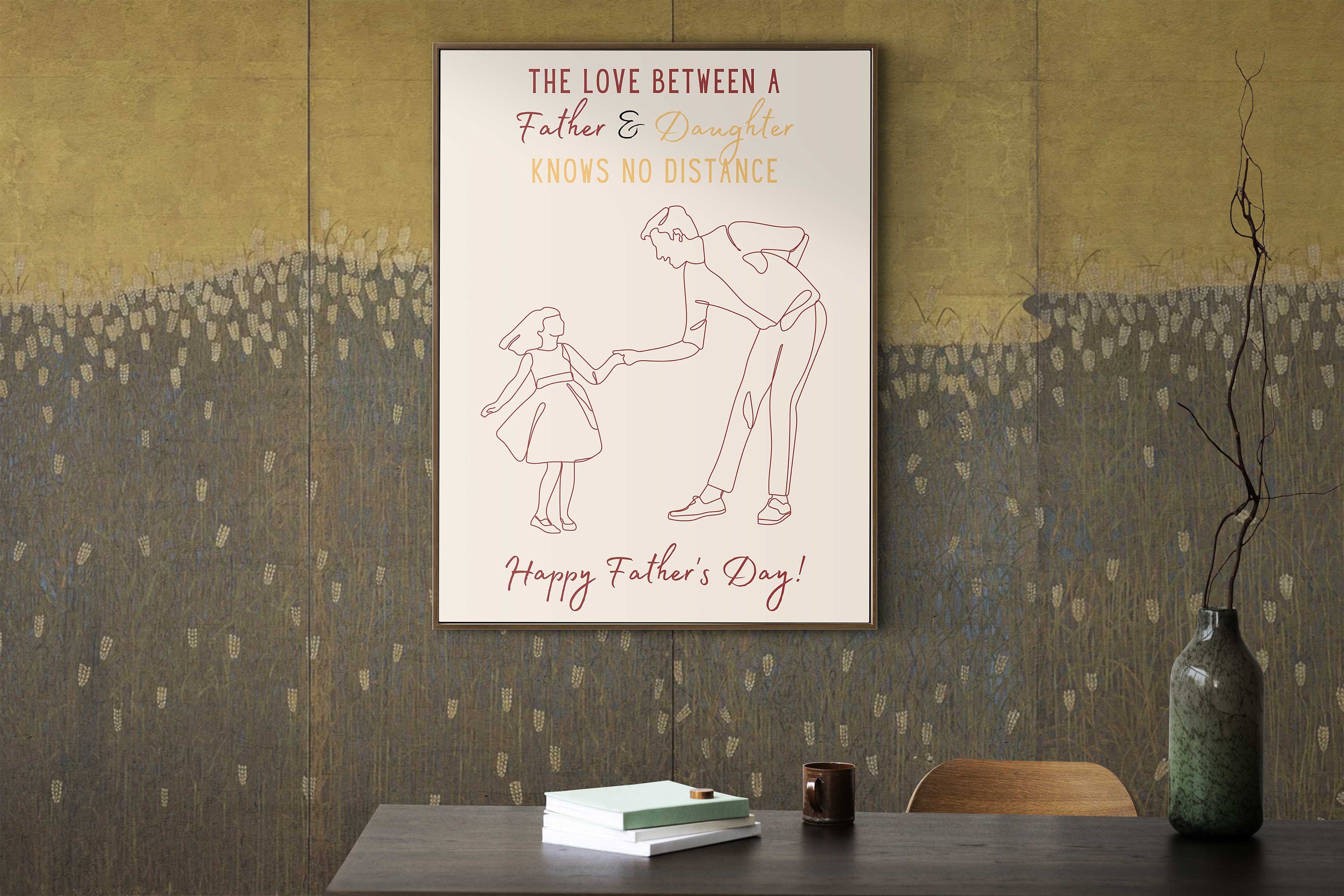 Happy Fathers Day Print, Fathers Day Poster, Fathers Day Printable Wall ...