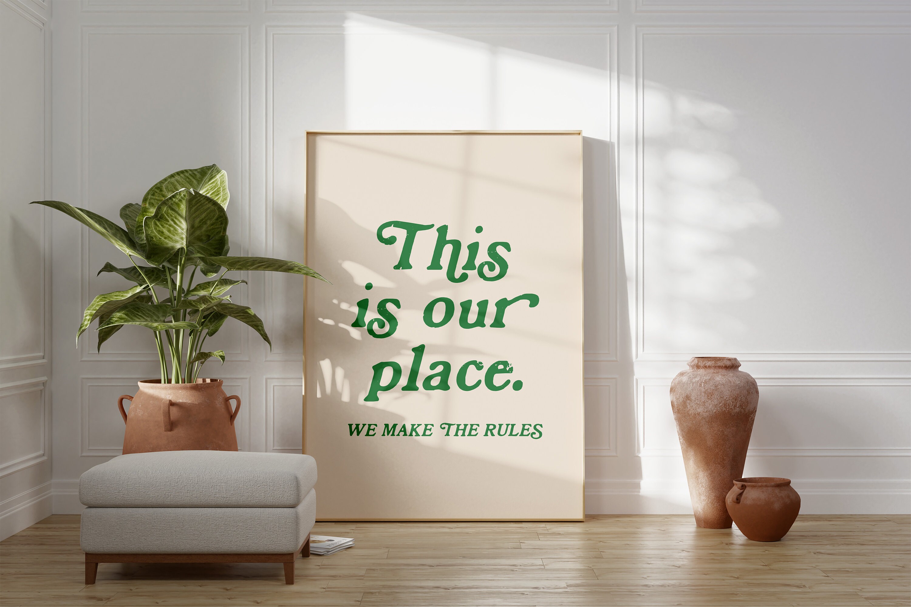 This is Our Place Poster, We Make the Rules Prints, Taylor Swift Lover ...