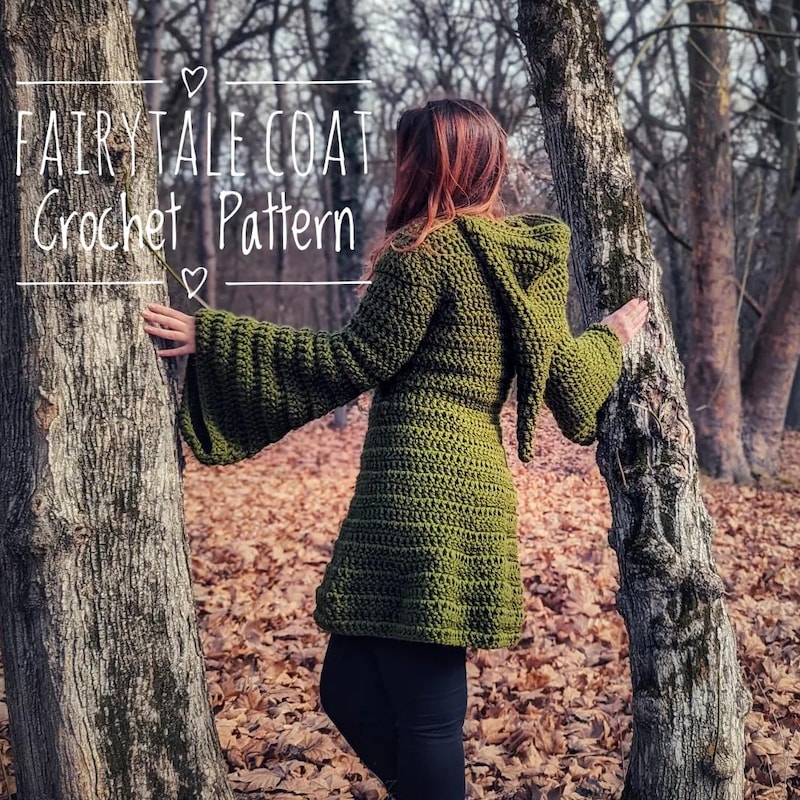 Crochet Coat Witch Pattern - Etsy