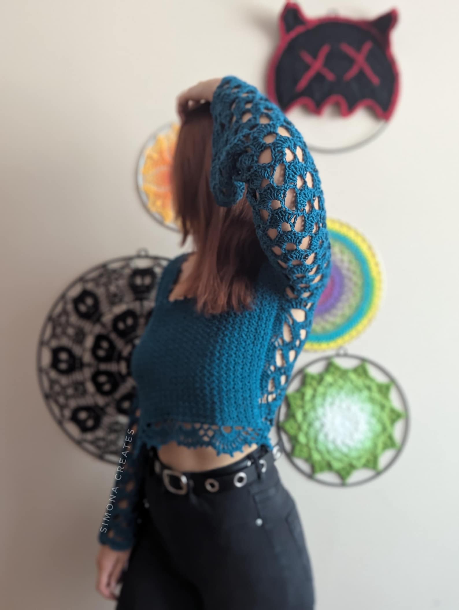 Morgana Top Crochet Pattern, Written Pdf Tutorial, Whimsical Top ...