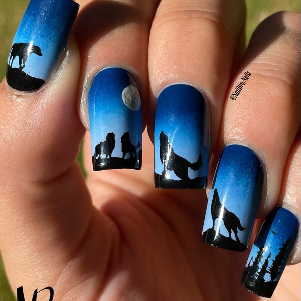 Wolf Nails - Etsy