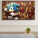 Samsung Frame TV Art, Sonic the Hedgehog Digital Painting, Abstract Art ...