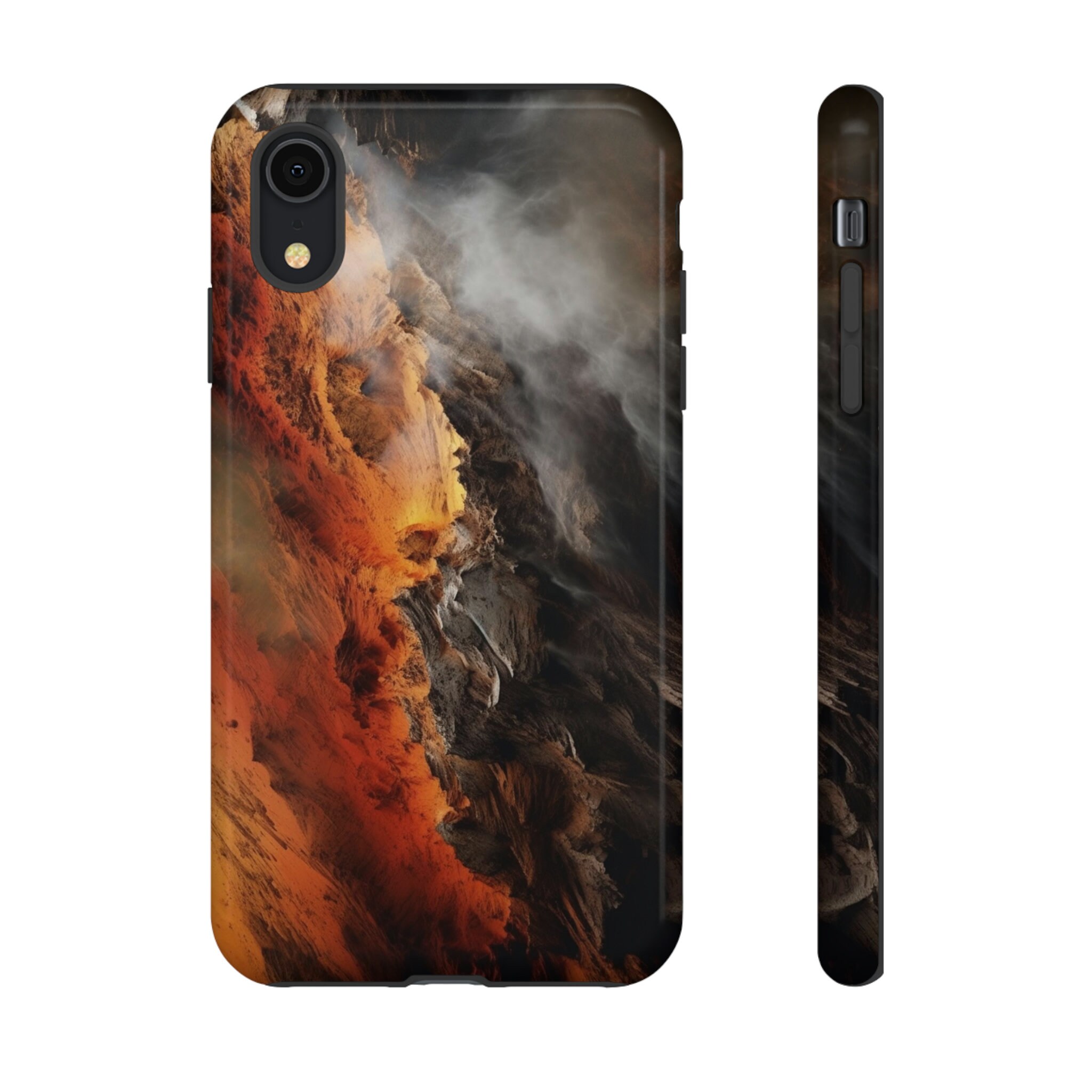 Mountain Lava Painting Abstract Art, Phone Cases, iPhone Cases, Samsung ...