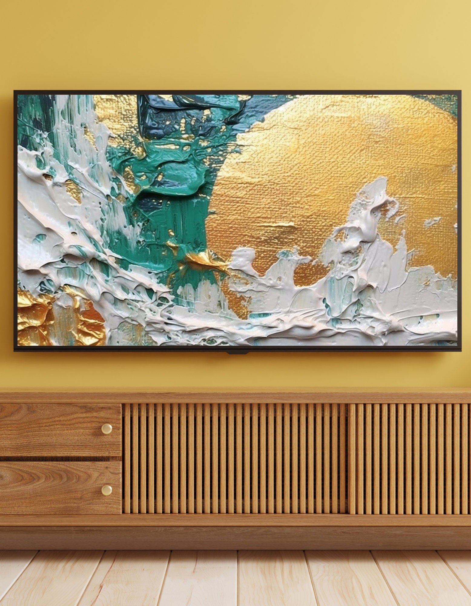 Samsung Frame TV Art, Beautiful Abstract Oil Painting, Art for Frame TV ...