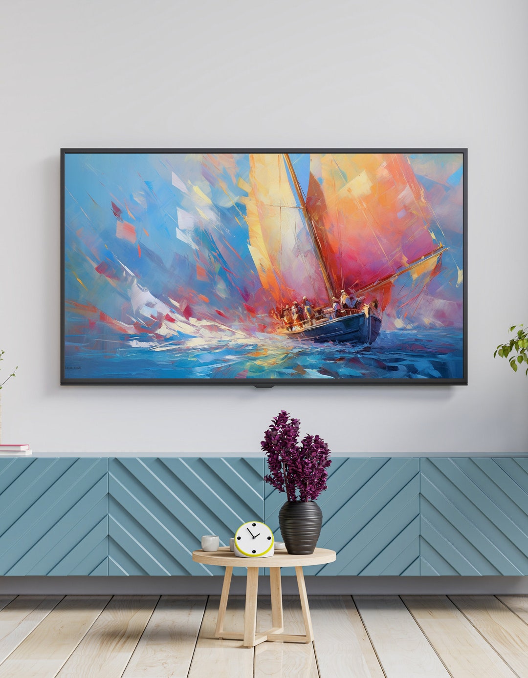 Samsung Frame Tv Art - Modern Wall Decor for Your Smart Home, Seascapes ...