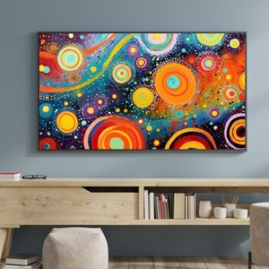 Samsung Frame TV Art, Stunning Abstract Art, Colorful Wall Art, Digital ...