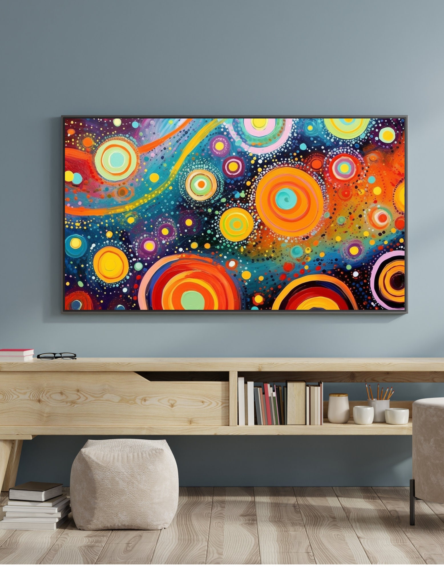 Samsung Frame TV Art, Stunning Abstract Art, Colorful Wall Art, Digital ...