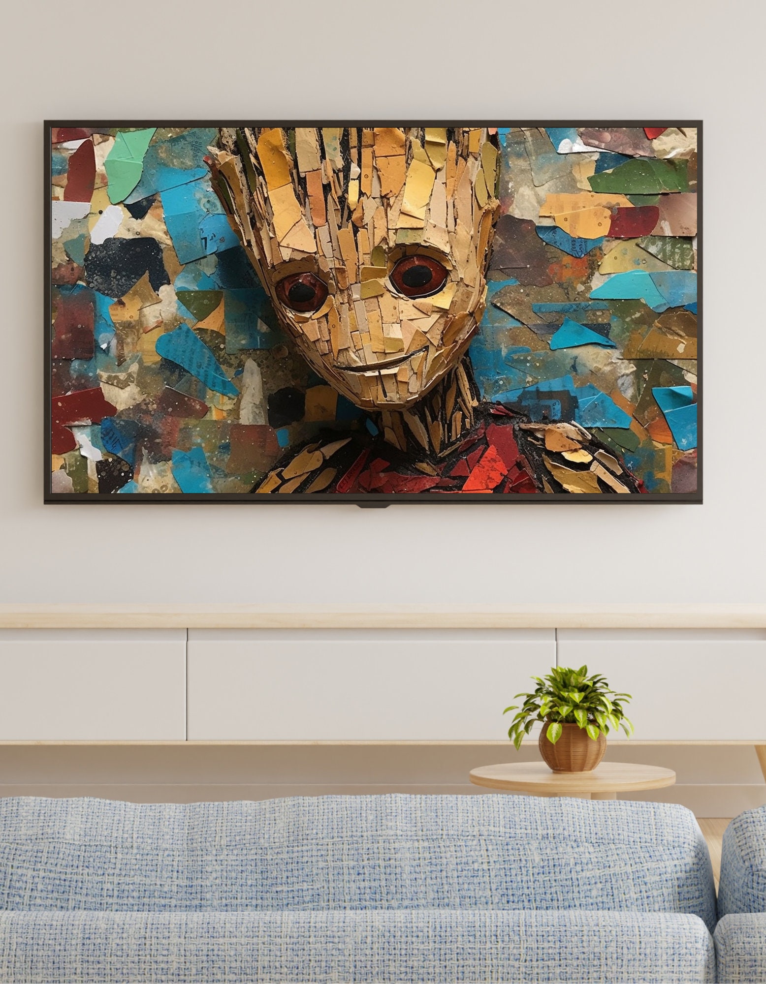 Samsung Frame TV Art, Groot Digital Painting, Abstract Art, Instant ...