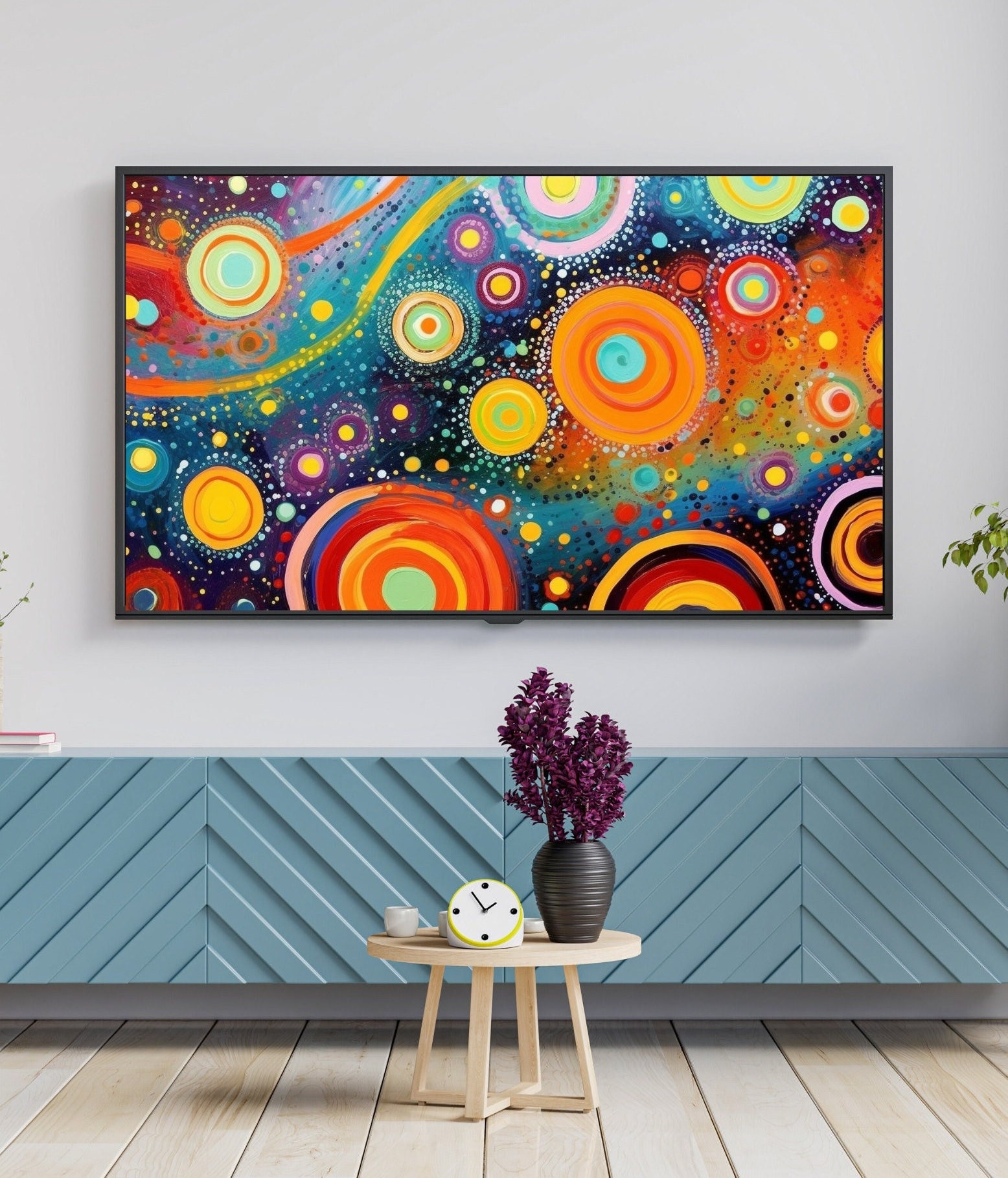 Samsung Frame TV Art, Stunning Abstract Art, Colorful Wall Art, Digital ...
