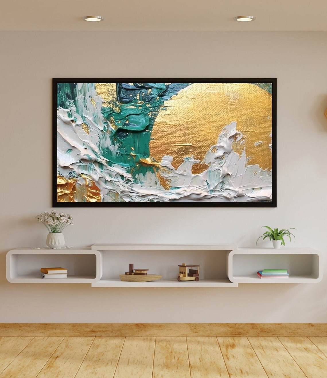 Samsung Frame TV Art, Beautiful Abstract Oil Painting, Art for Frame TV ...