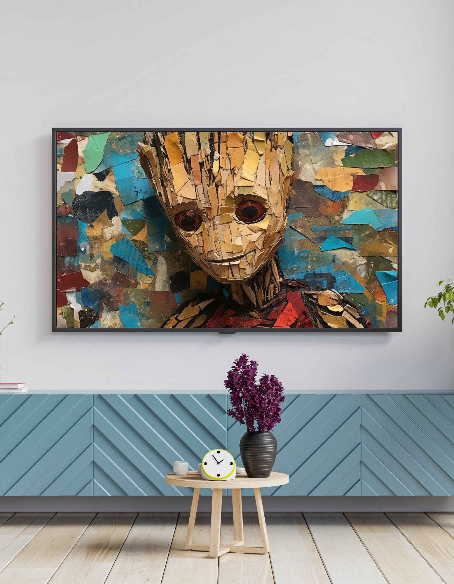 Samsung Frame TV Art, Groot Digital Painting, Abstract Art, Instant ...