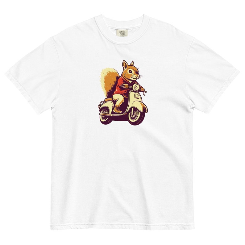 Fuzzy Rider Squirrel Shirt - Etsy