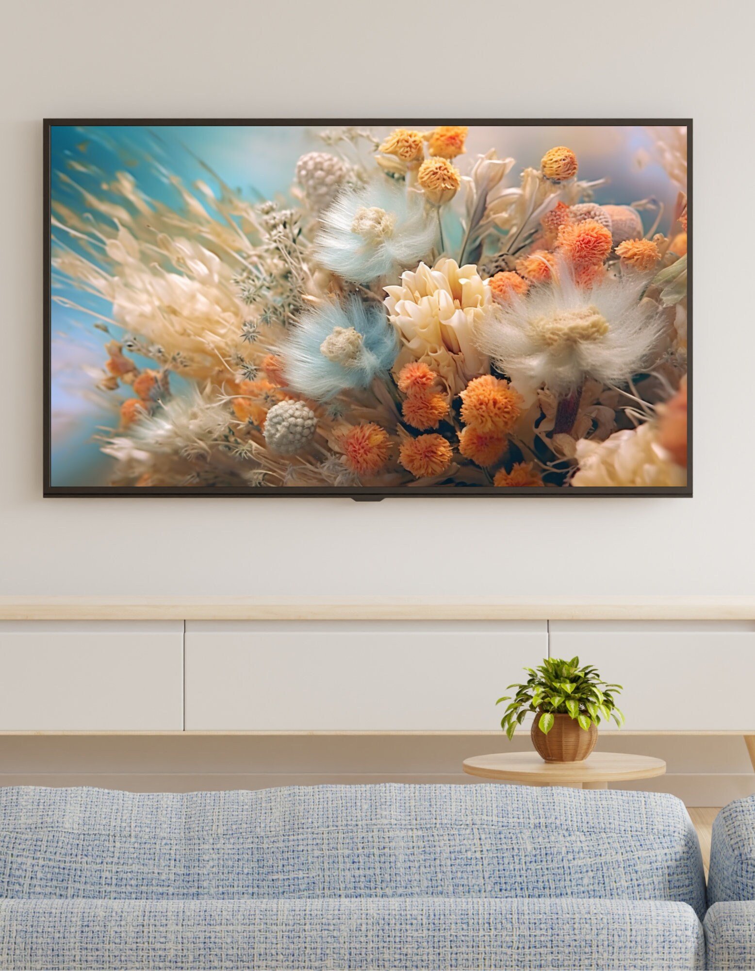 Stunning Art for Frame TV, Landscape Art, Beautiful Wildflower Art ...