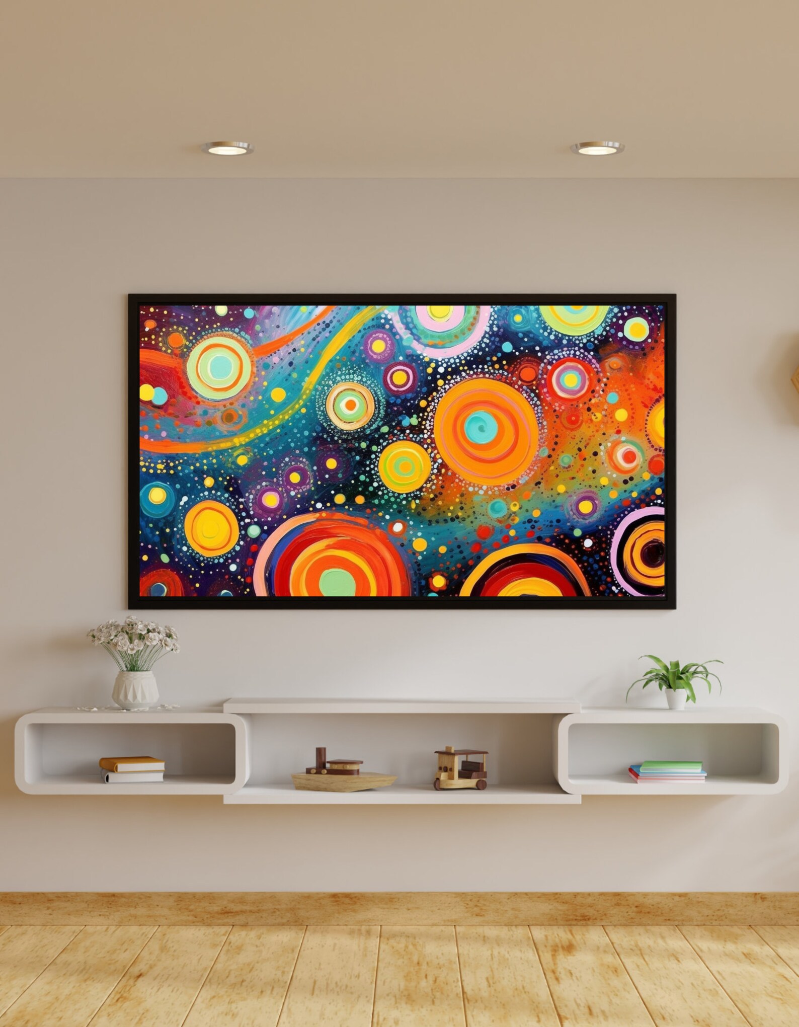 Samsung Frame TV Art, Stunning Abstract Art, Colorful Wall Art, Digital ...