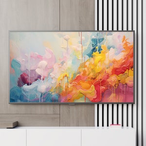 Samsung Frame Tv Art Collection, Amazing Abstract Art, Abstract Tv Art ...