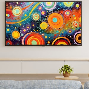 Samsung Frame TV Art, Stunning Abstract Art, Colorful Wall Art, Digital ...
