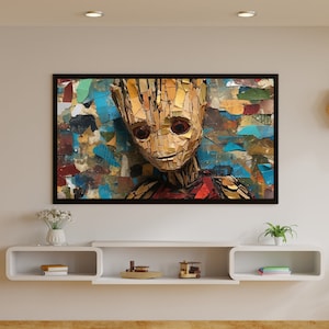 Samsung Frame TV Art, Groot Digital Painting, Abstract Art, Instant ...