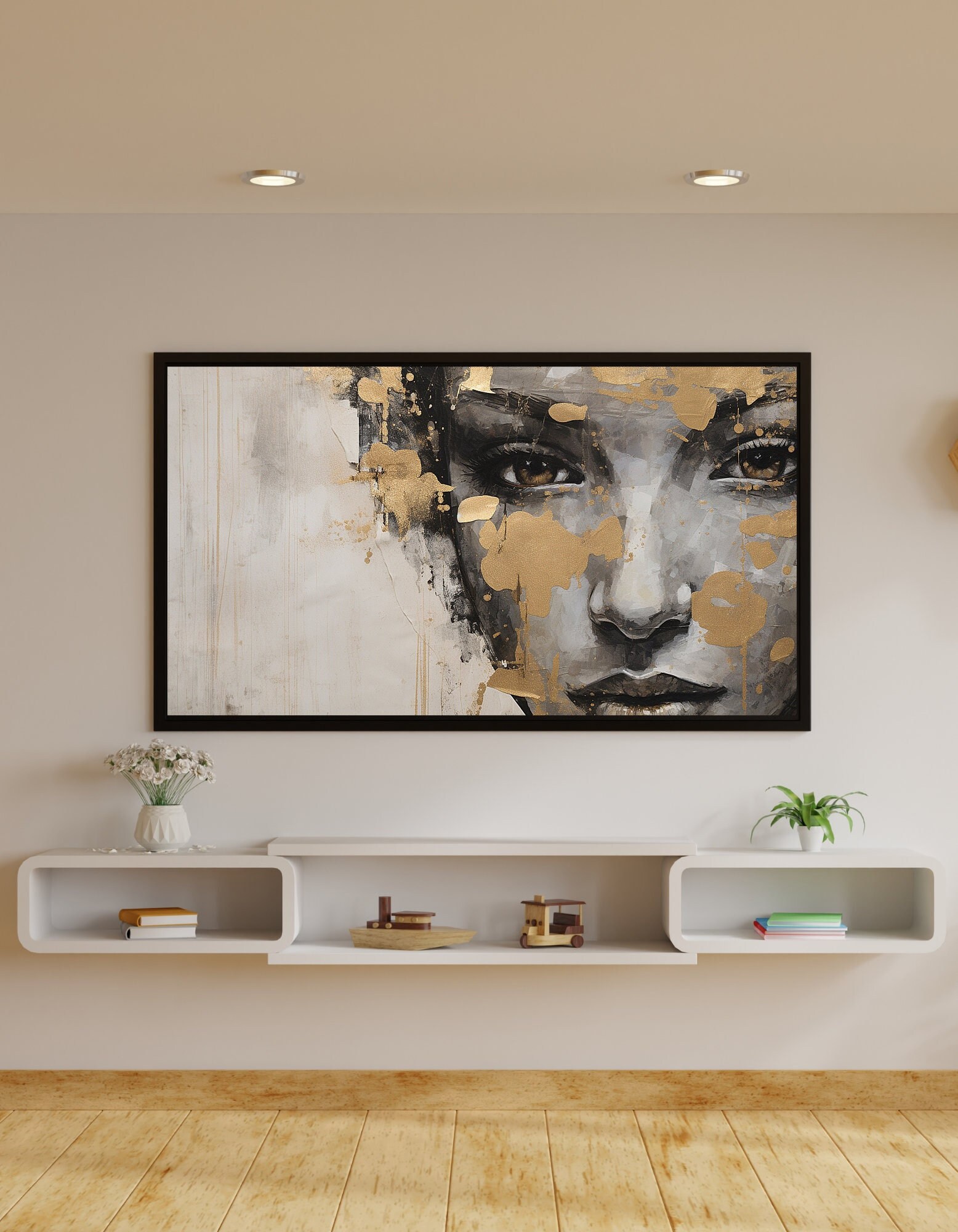 Samsung Frame Tv Art Modern Wall Decor for Your Smart Home, Art for ...