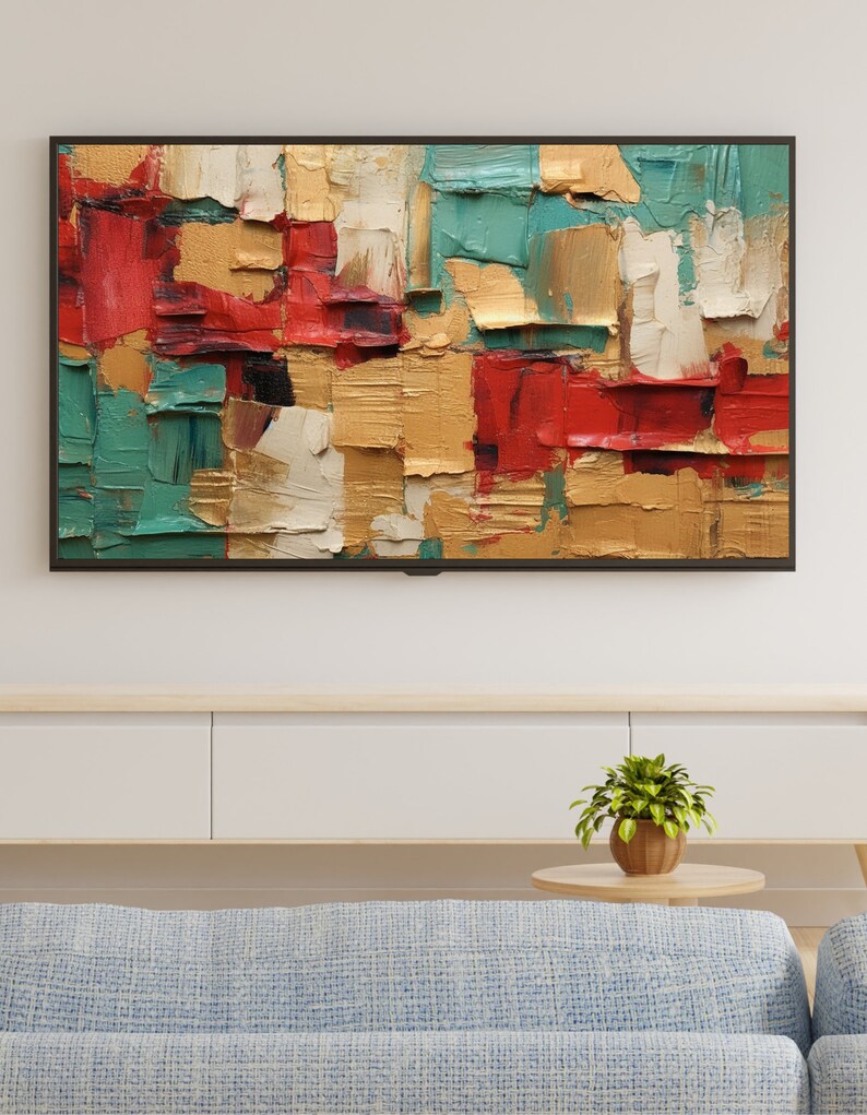 Samsung Frame TV Art, Beautiful Abstract Digital Painting, Abstract Art ...