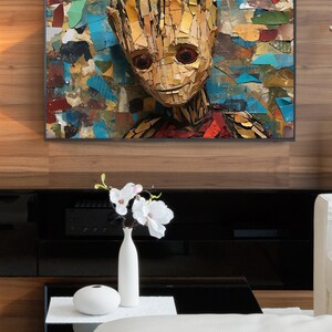 Samsung Frame TV Art, Groot Digital Painting, Abstract Art, Instant ...