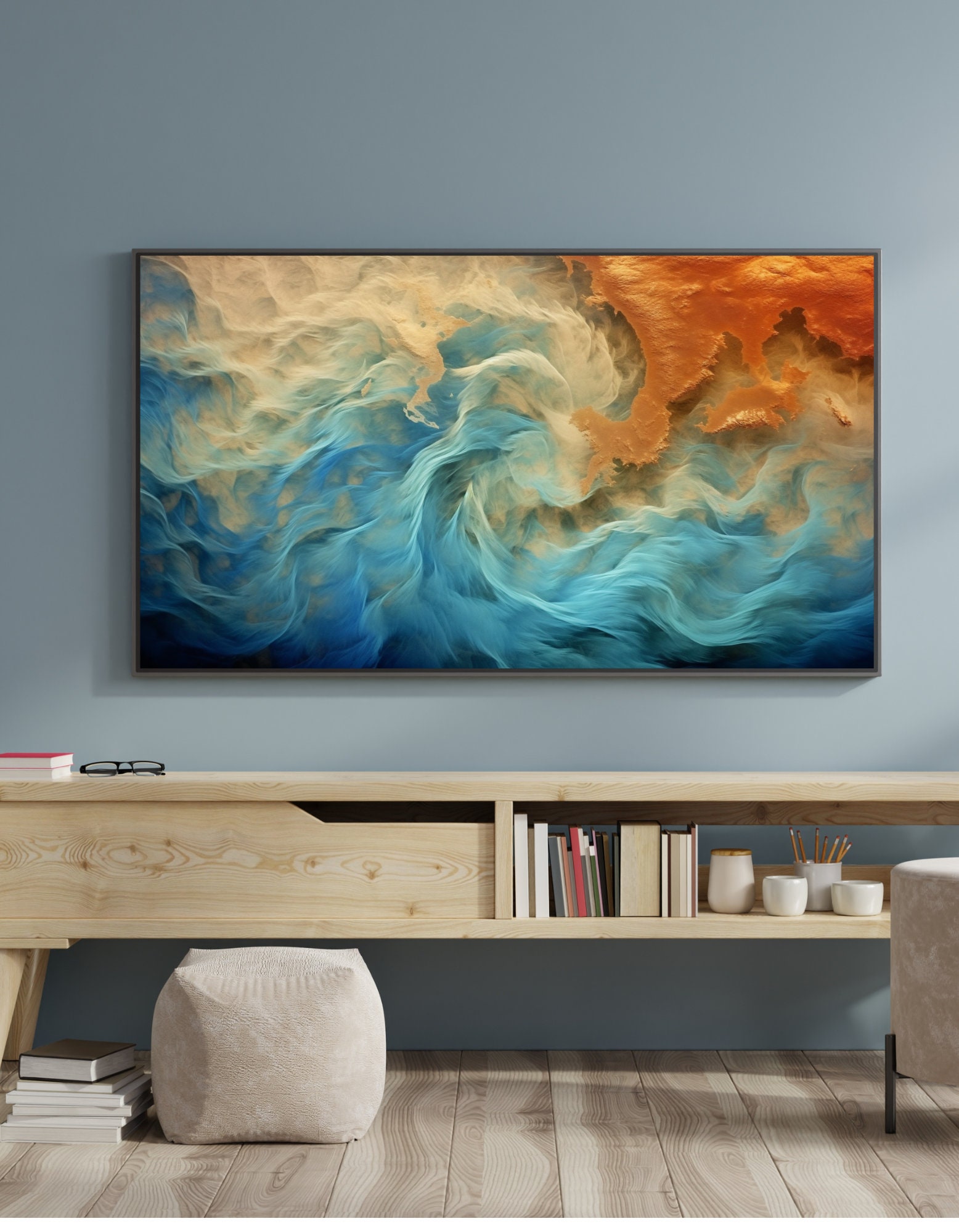 Stunning Atmospheric Abstract Art for Frame TV, Abstract Art, Digital ...