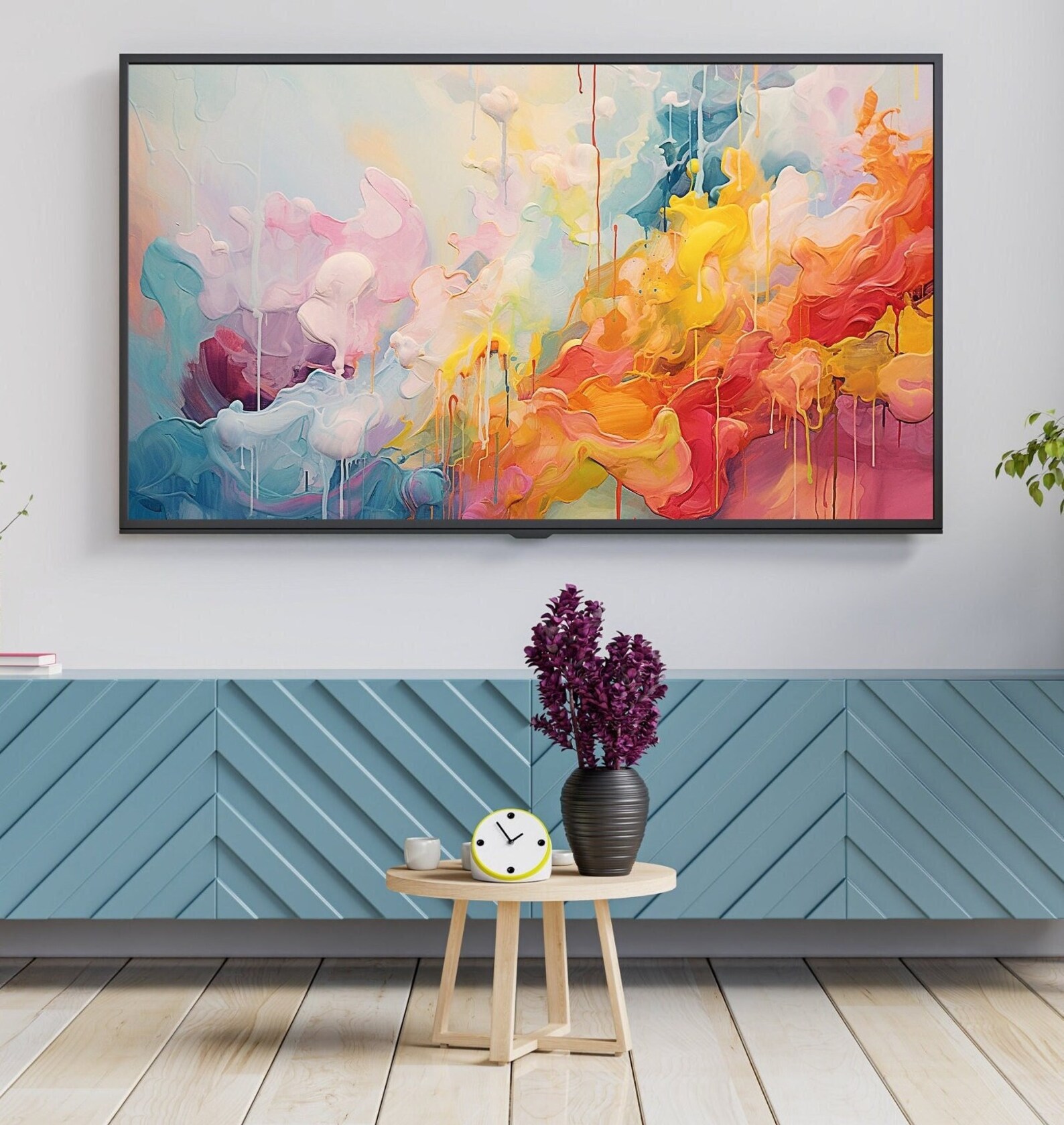 Samsung Frame Tv Art Collection, Amazing Abstract Art, Abstract Tv Art ...